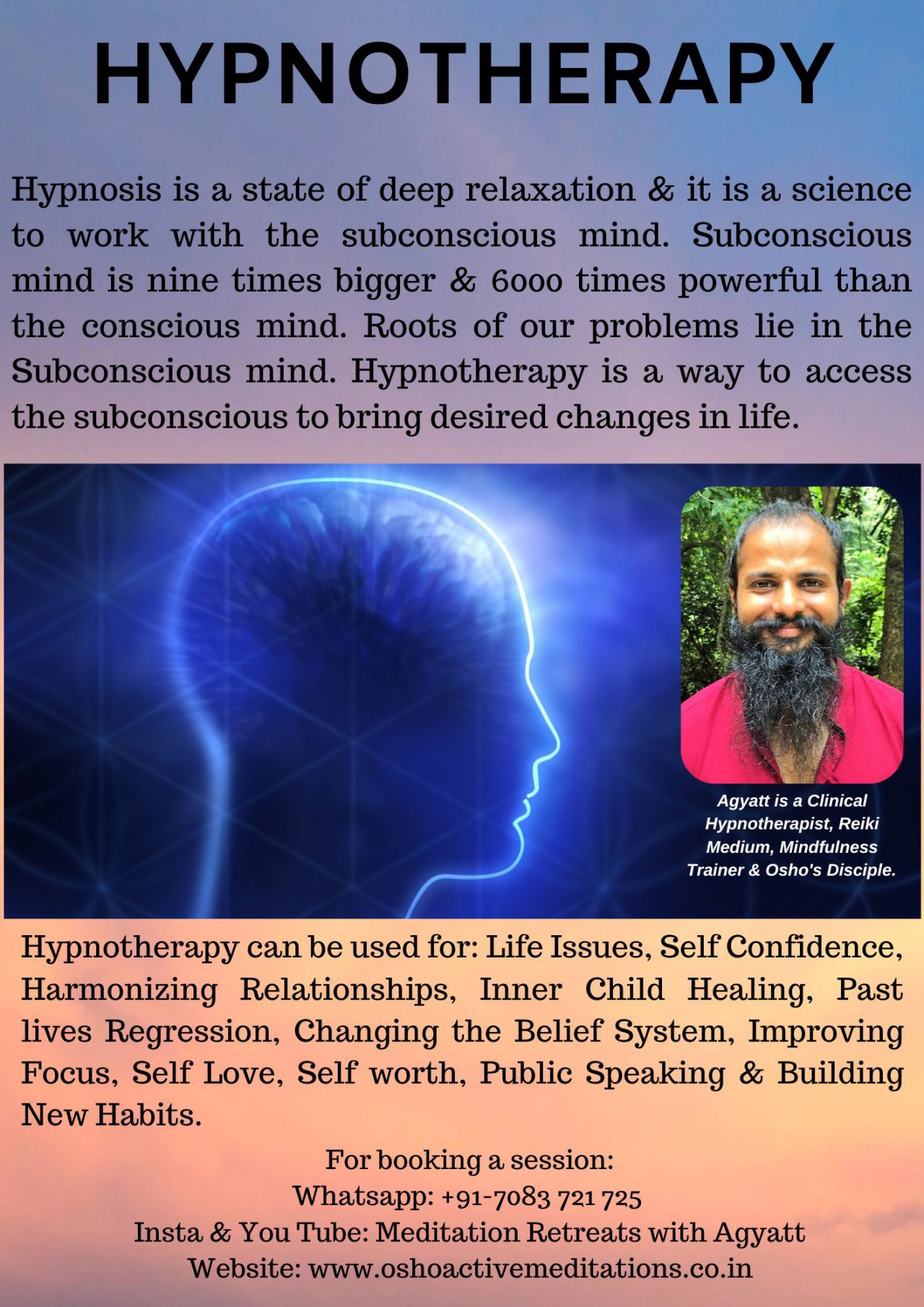 Hypnotherapy – Transformation Requires Totality & Intensity